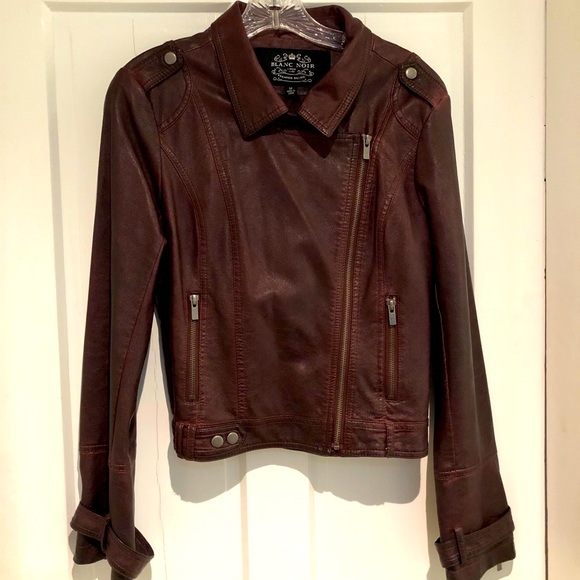 blanc noir | Jackets & Coats | Blanc Noir Faux Leather Jacket | Poshmark